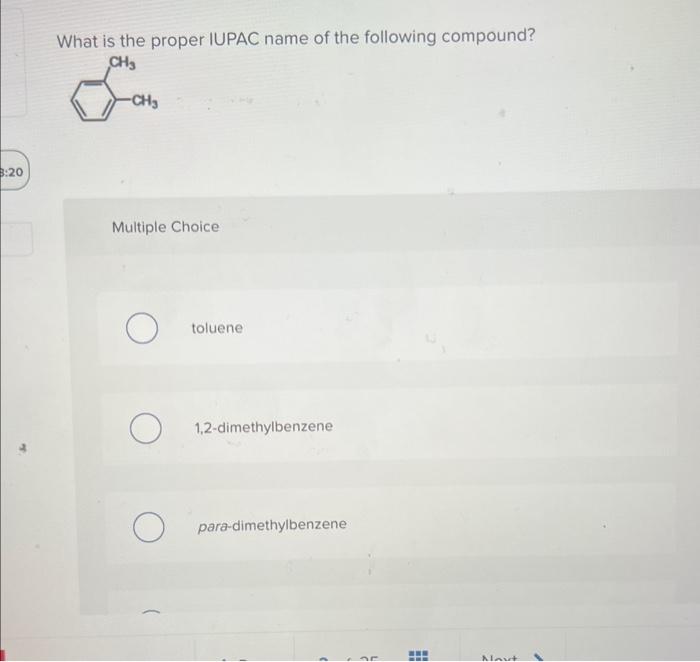 Solved What is the proper IUPAC name of the following | Chegg.com