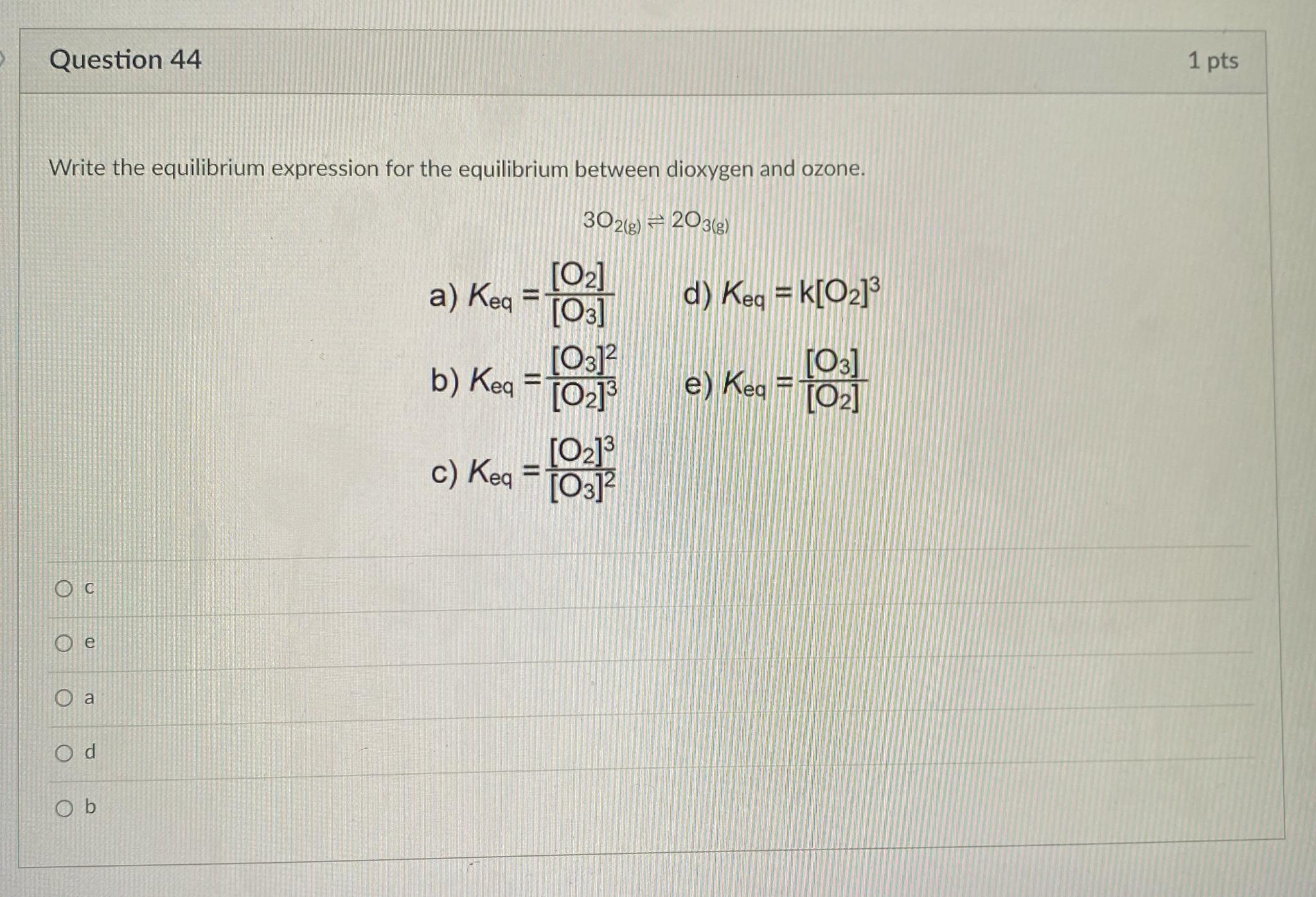Solved NEED ASAP Question 441 ptsWrite the equilibrium | Chegg.com Solved NEED ASAP Question 441 ptsWrite the equilibrium | Chegg.com