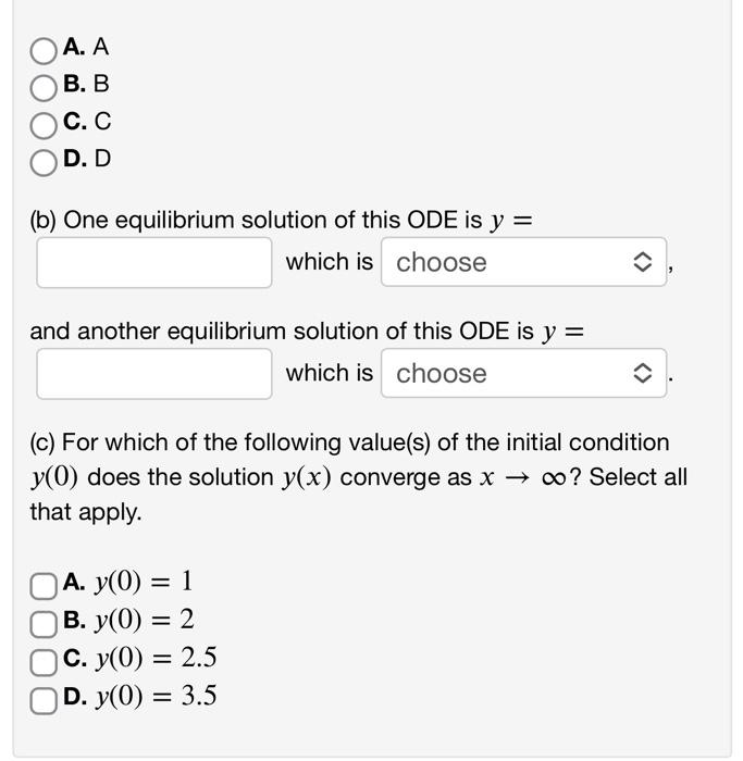 Solved The phase plot for an ODE dxdy=f(y) is shown below. | Chegg.com