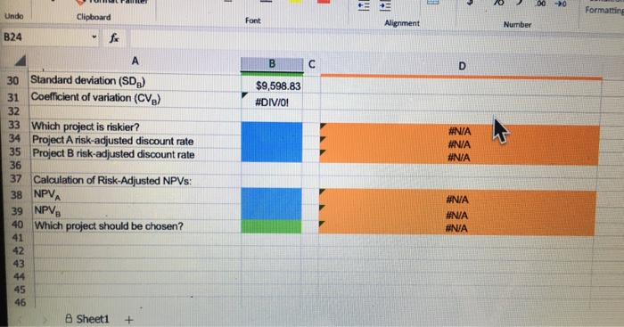 Solved vity: Project risk analysis Video Excel Online | Chegg.com