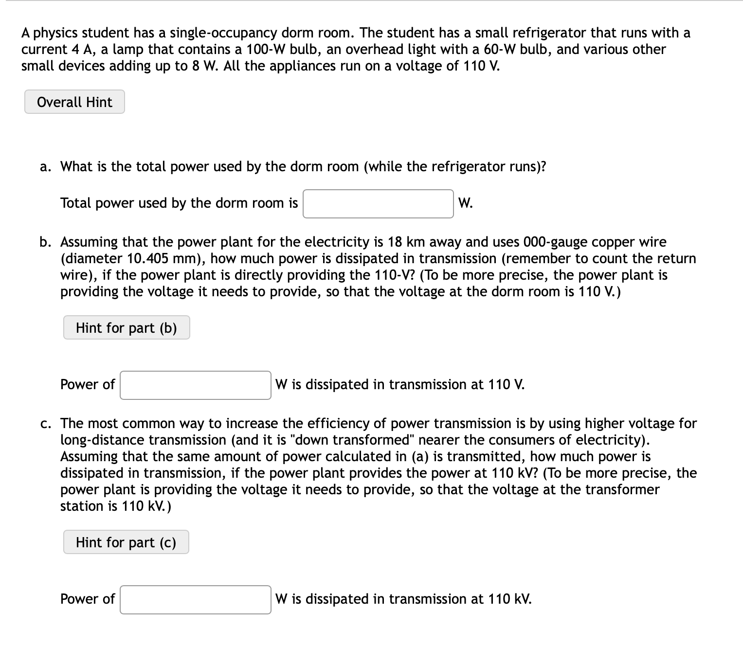 Solved A physics student has a single-occupancy dorm room. | Chegg.com