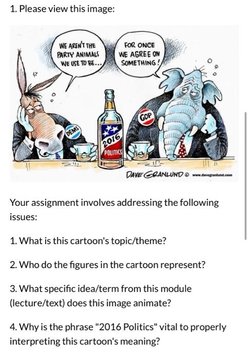 1. Please view this image: Your assignment involves | Chegg.com