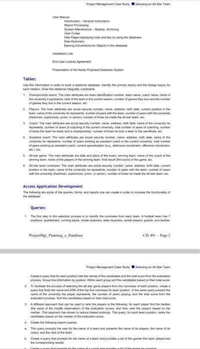 Solved Use the data in the attached file to plan the | Chegg.com