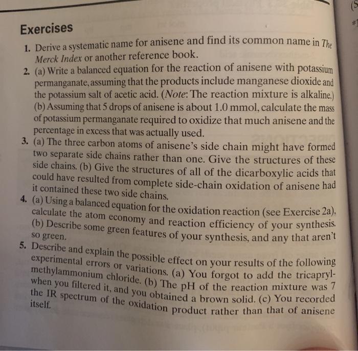 Solved 5. Describe and explain the possible effect on your | Chegg.com