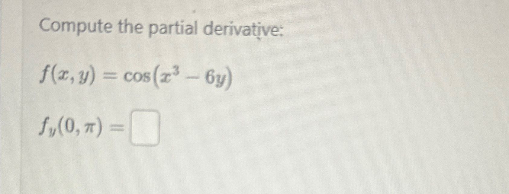 Solved Compute the partial | Chegg.com