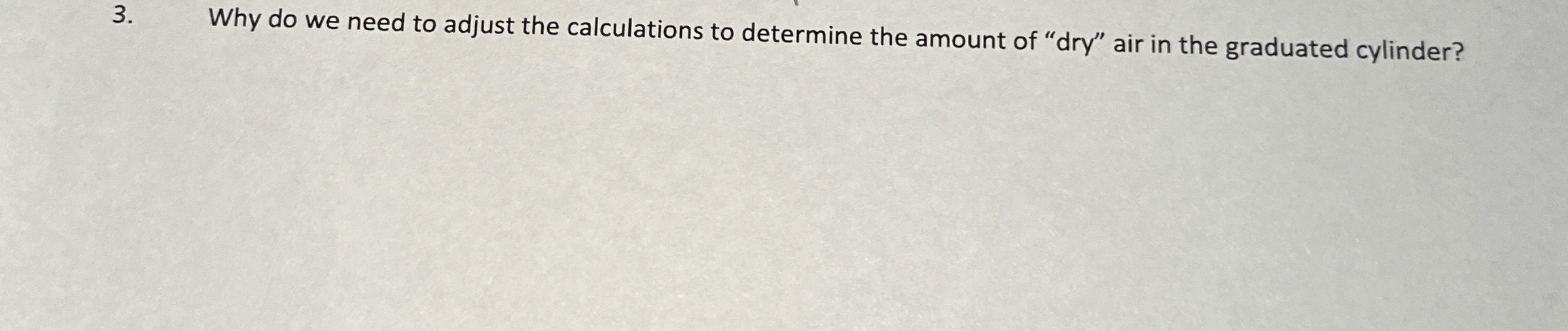 Solved Why do we need to adjust the calculations to | Chegg.com
