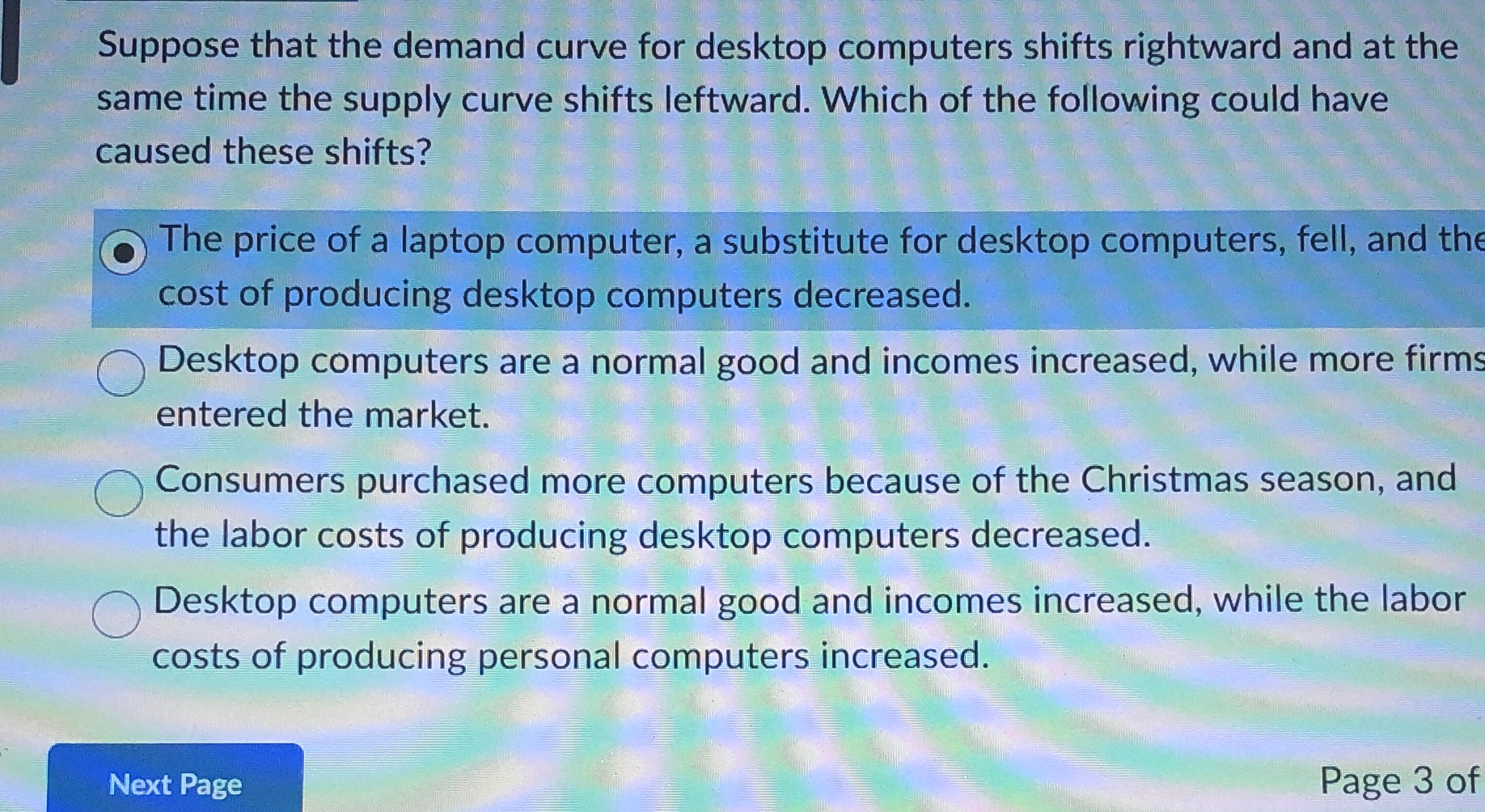 Solved Suppose that the demand curve for desktop computers | Chegg.com