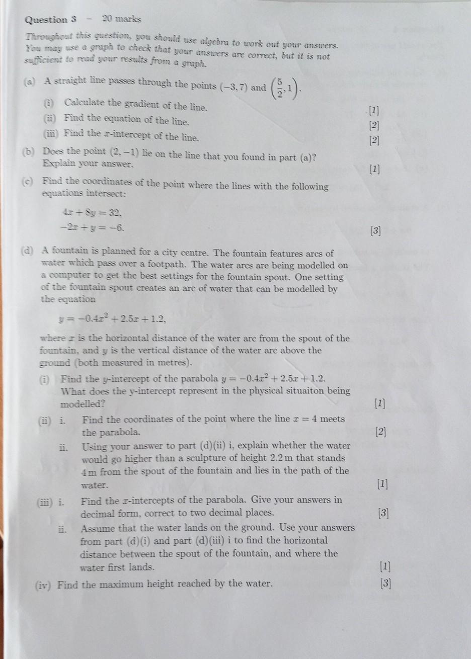 Solved Question 3 - 20 marks Throughout this question, you | Chegg.com Solved Question 3 - 20 marks Throughout this question, you | Chegg.com