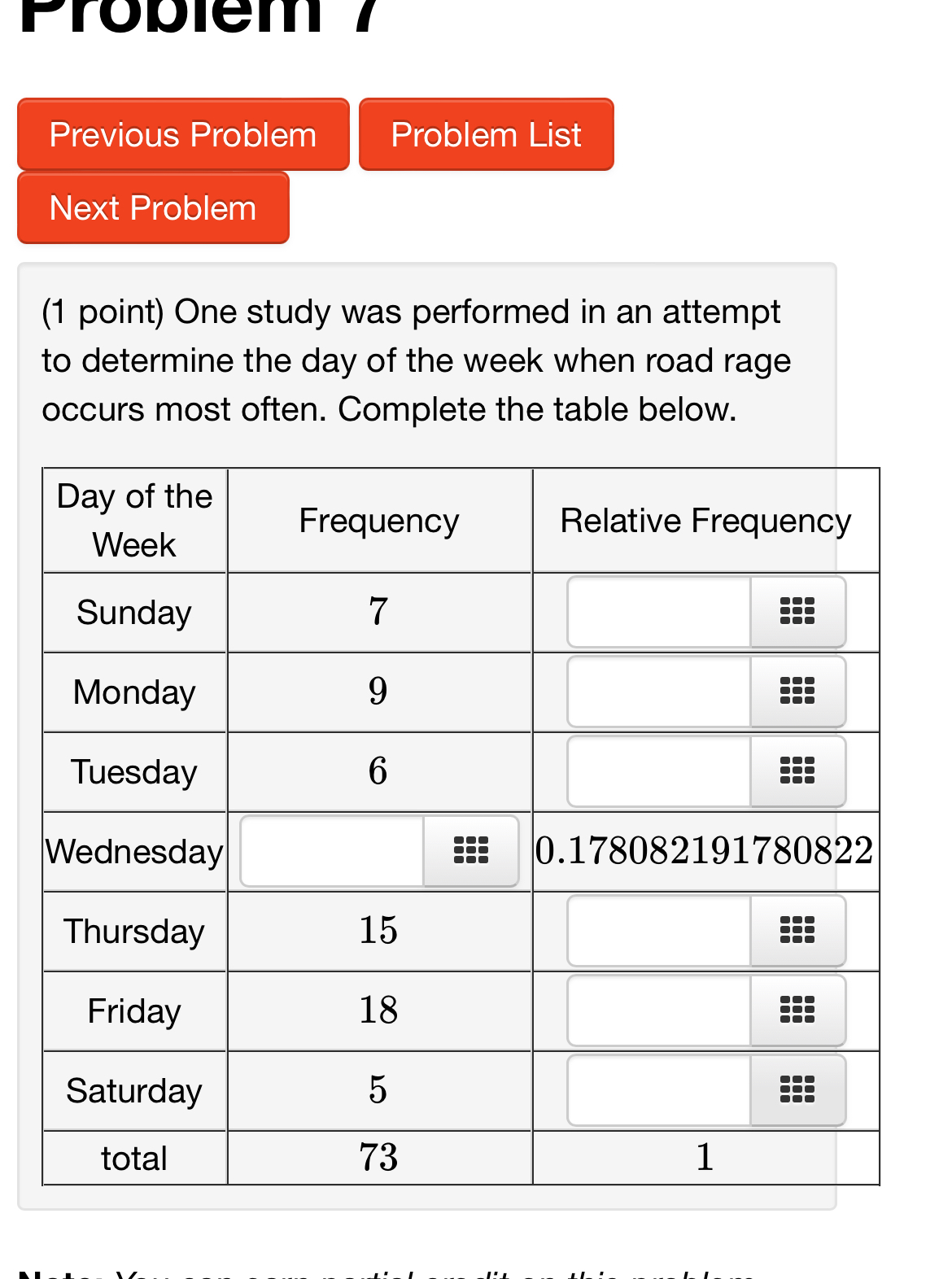 Solved (1 ﻿point) ﻿One study was performed in an attempt to | Chegg.com