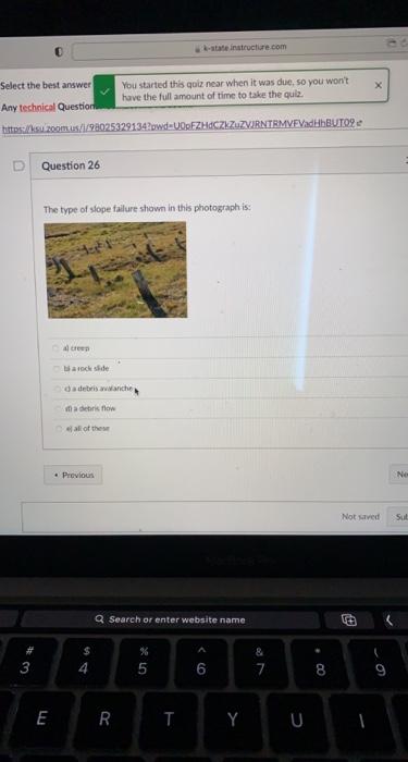 Solved state instructure.com Select the best answer You | Chegg.com