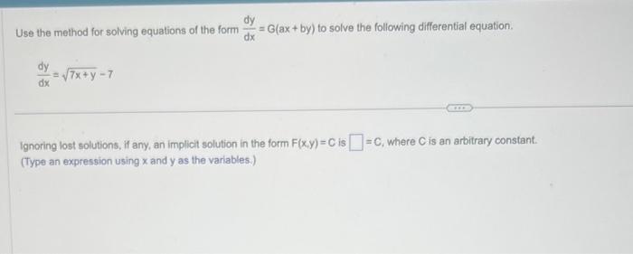 Solved dθdy=504θsec(θy)+5y Ignoring lost solutions, if any, | Chegg.com