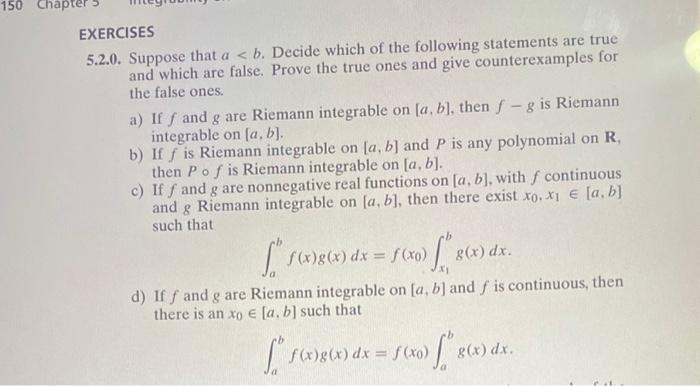 Solved XERCISES 5.2.0. Suppose that a | Chegg.com Solved XERCISES 5.2.0. Suppose that a | Chegg.com