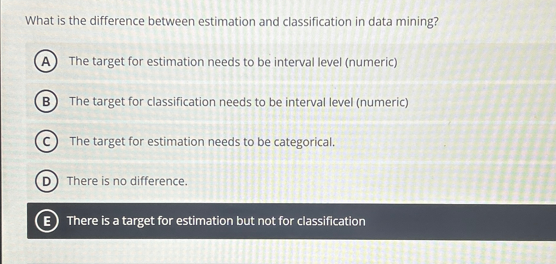 Solved What is the difference between estimation and | Chegg.com