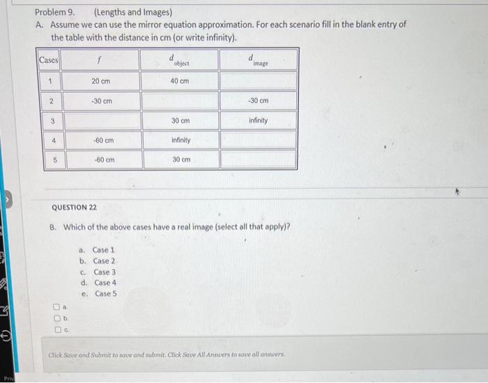 Solved Problem 9. (Lengths and Images) A. Assume we can use | Chegg.com