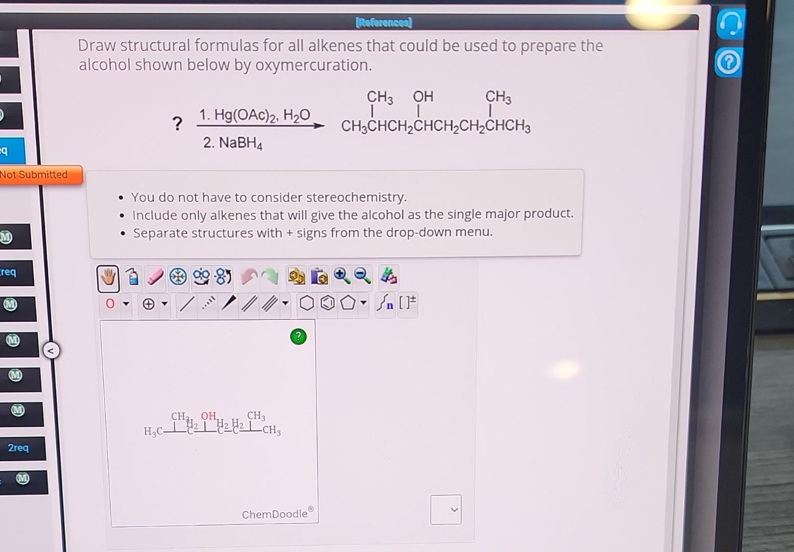 Solved Draw structural formulas for all alkenes that could | Chegg.com