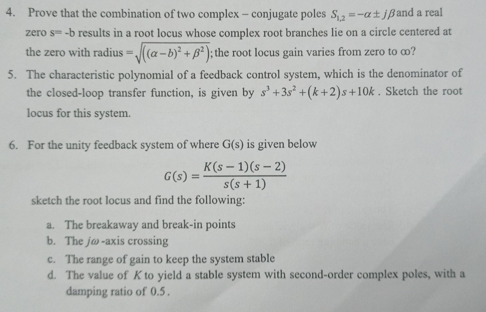 Solved 4. Prove that the combination of two complex - | Chegg.com