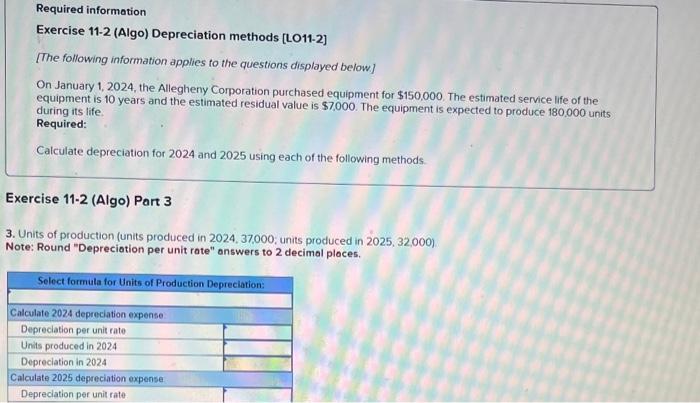 Solved On January 1, 2024, the Allegheny Corporation | Chegg.com