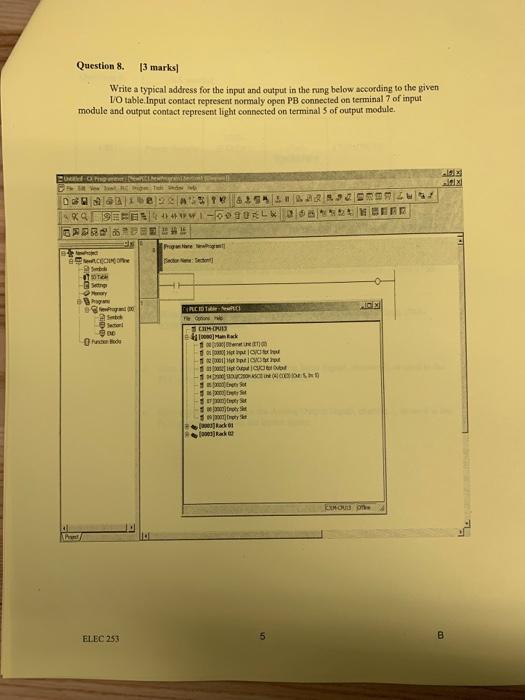 Solved Question 8. [3 marks] Write a typical address for the | Chegg.com