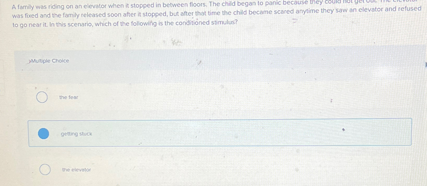 Solved A family was riding on an elevator when it stopped in | Chegg.com