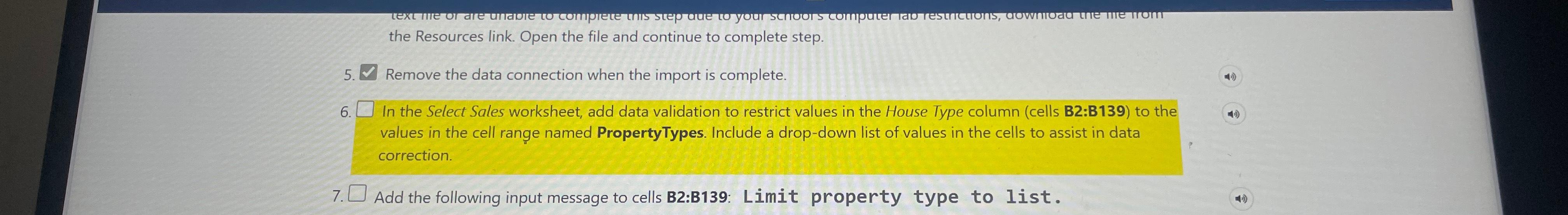 Solved 6. ﻿In the Select Sales worksheet, add data | Chegg.com