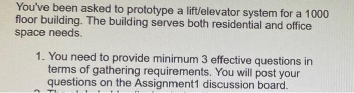 Solved system enginering requiremnt classonly need to post 3 | Chegg.com