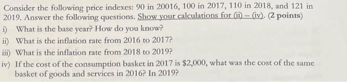 Solved Currently, the CPI used to calculate the inflation | Chegg.com