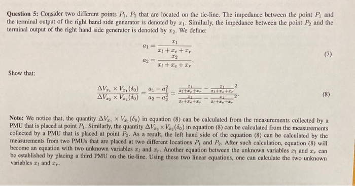 Consider the power system in Figure 1 which is made | Chegg.com