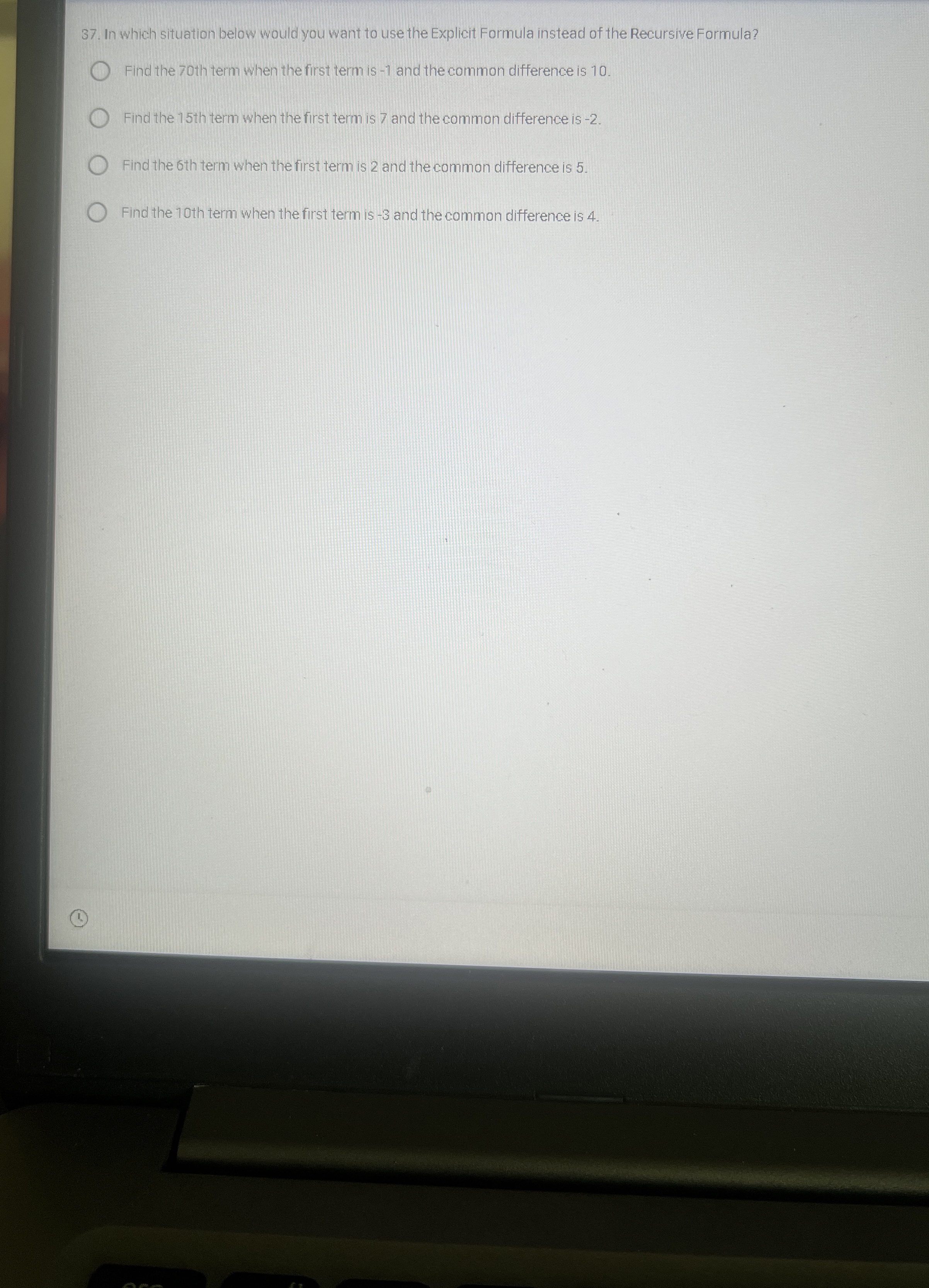 Solved In which situation below would you want to use the | Chegg.com
