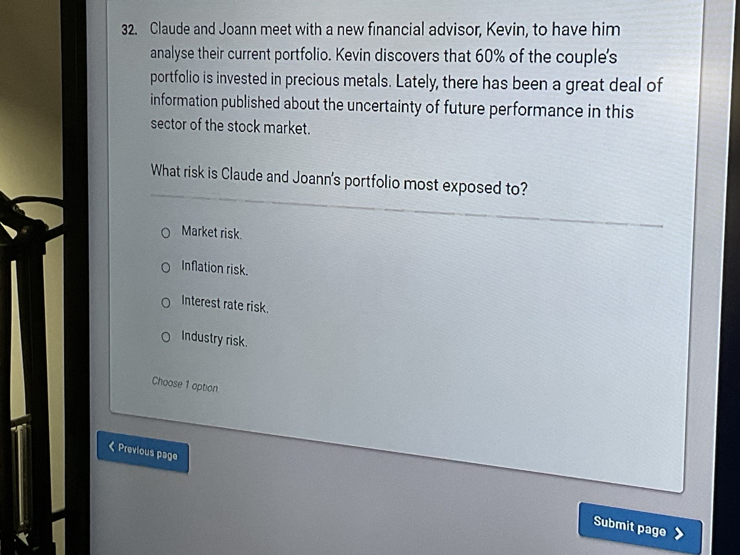 Solved Claude and Joann meet with a new financial advisor, | Chegg.com