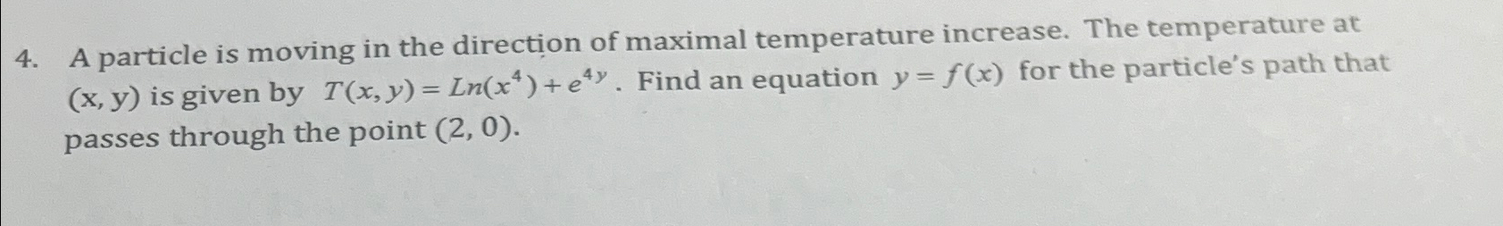 Solved A particle is moving in the direction of maximal | Chegg.com
