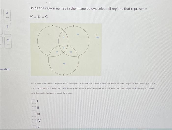 Solved Using the region names in the image below, select all | Chegg.com