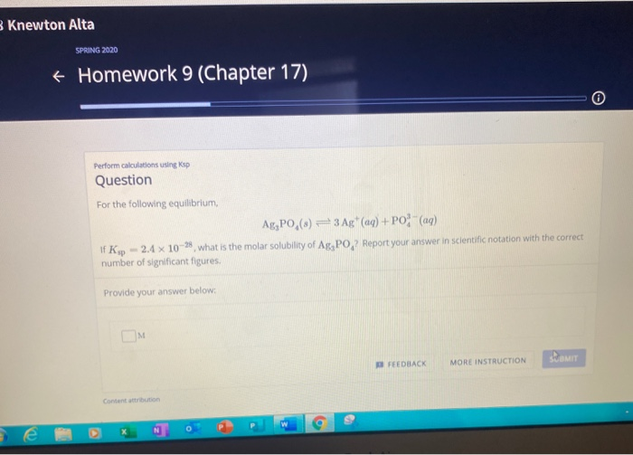 Solved B Knewton Alta SPRING 2020 '+ Homework 9 (Chapter | Chegg.com