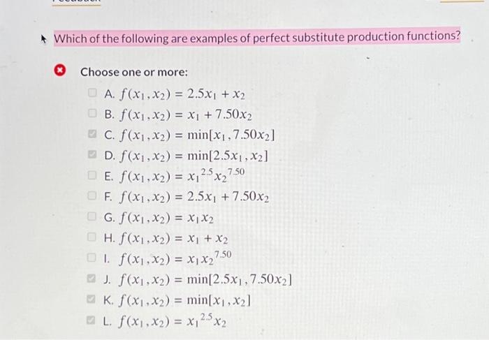 Solved Which of the following are examples of perfect | Chegg.com