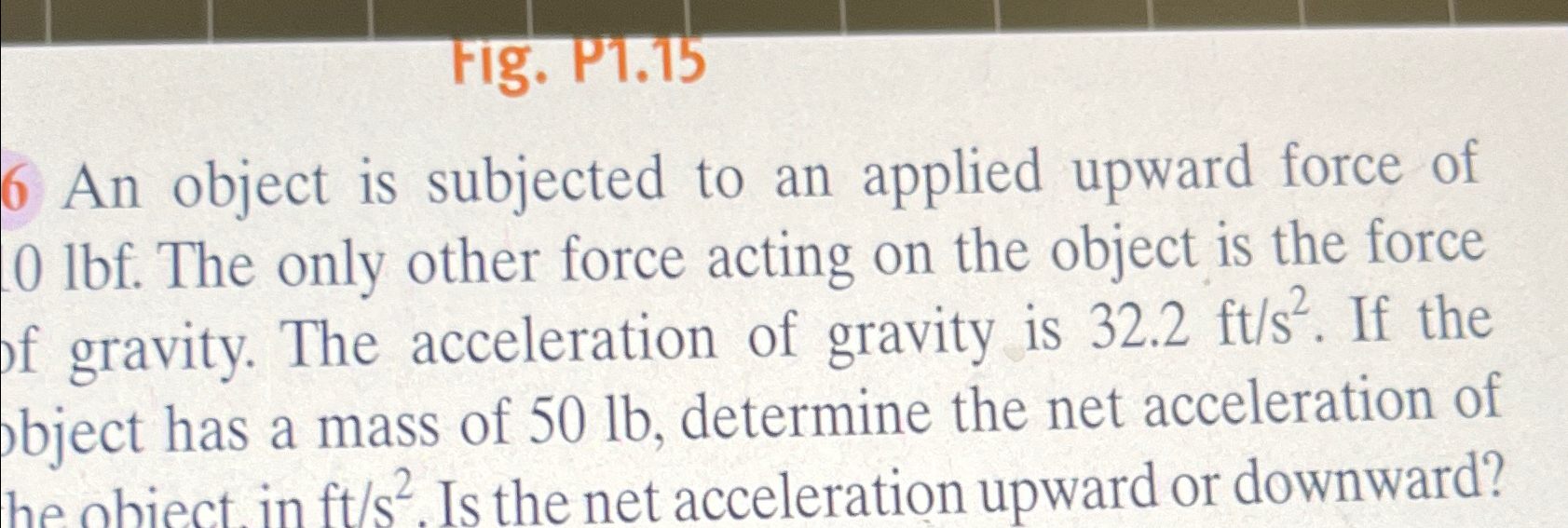 Fig P1 156 ﻿an Object Is Subjected To An Applied