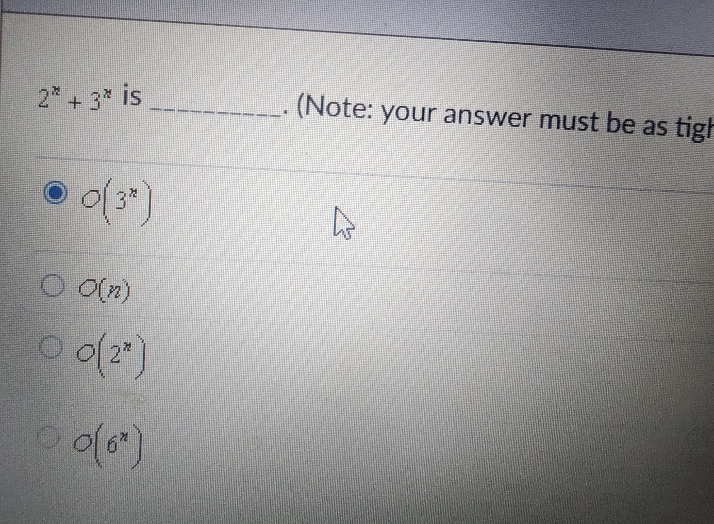 Solved 2x+3x ﻿is(Note: your answer must be as | Chegg.com