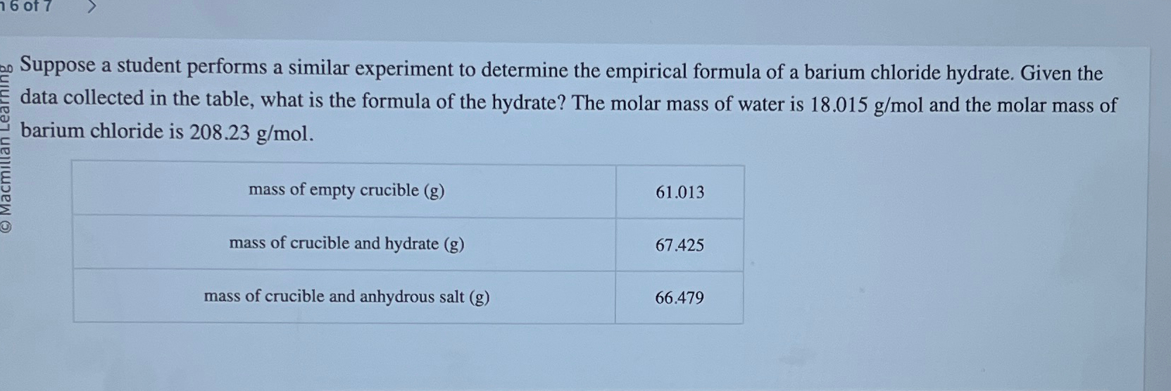 Solved Suppose a student performs a similar experiment to | Chegg.com