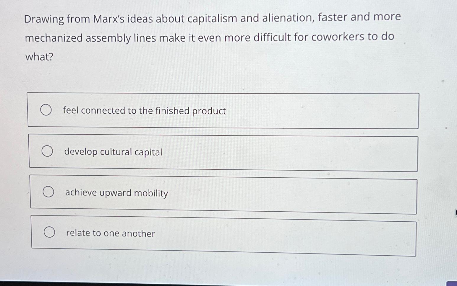 Solved Drawing from Marx's ideas about capitalism and | Chegg.com