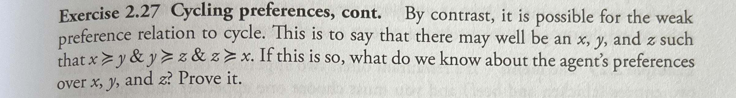 Exercise 2.27 ﻿Cycling preferences, cont. By | Chegg.com