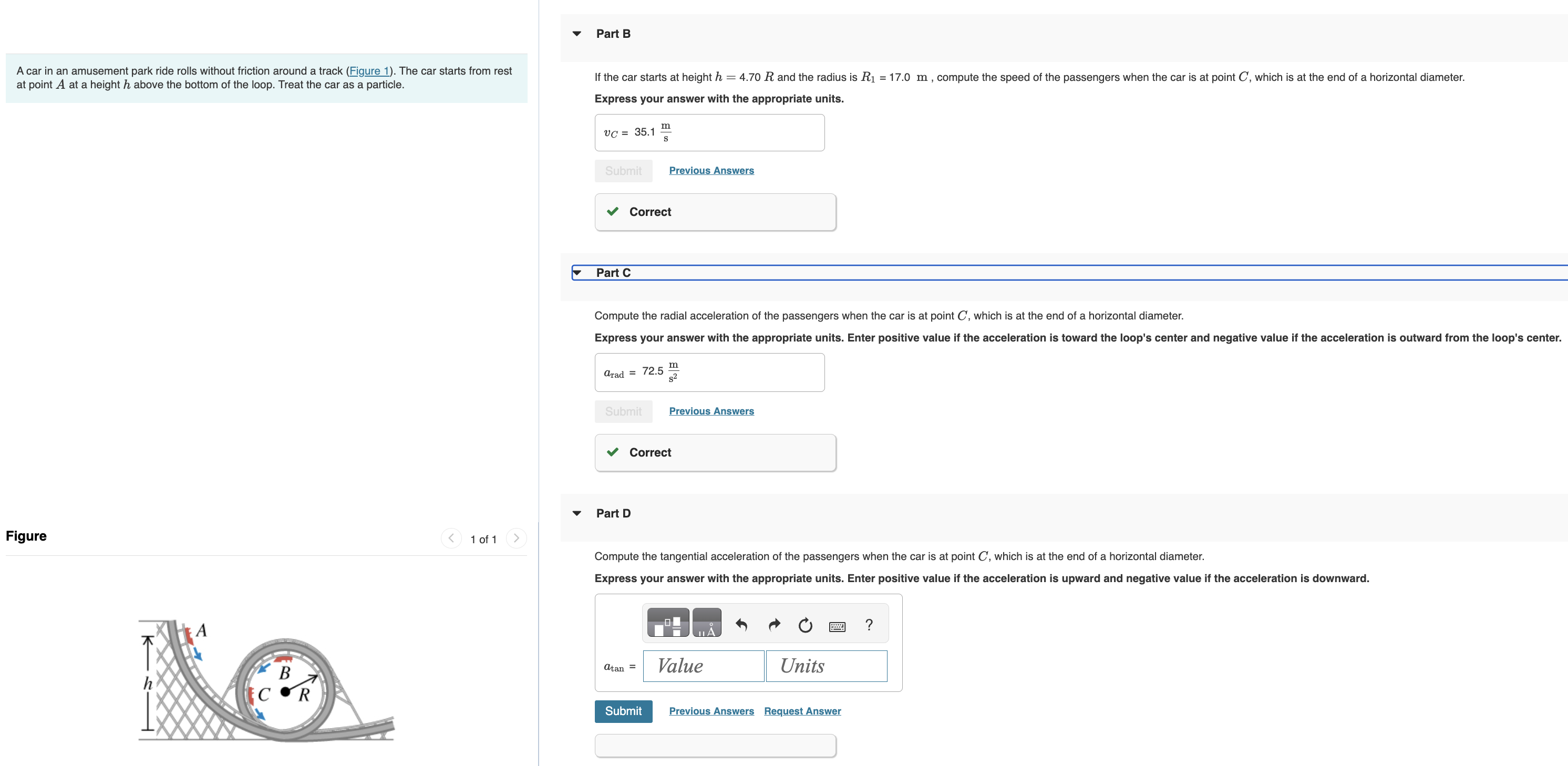Solved Parts A, ﻿B, ﻿and C are correct. I only need the | Chegg.com