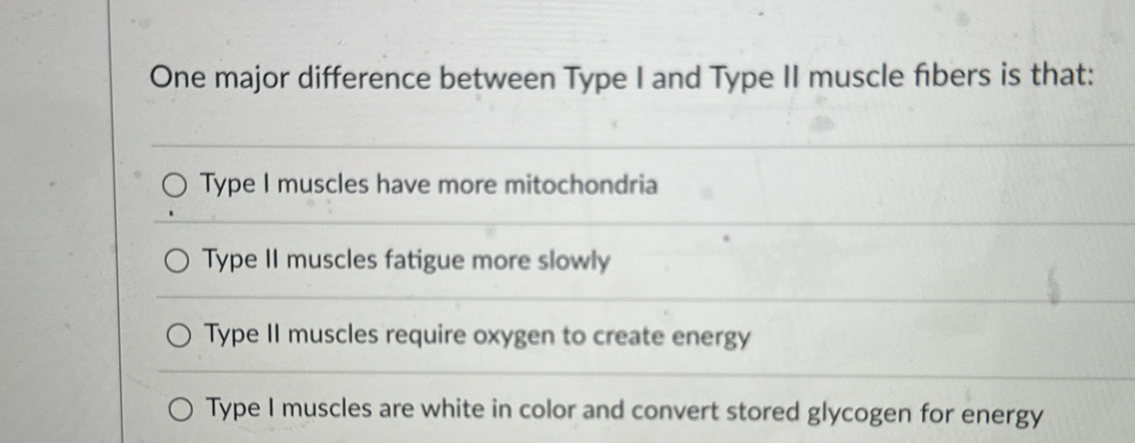 Solved One major difference between Type I and Type II | Chegg.com