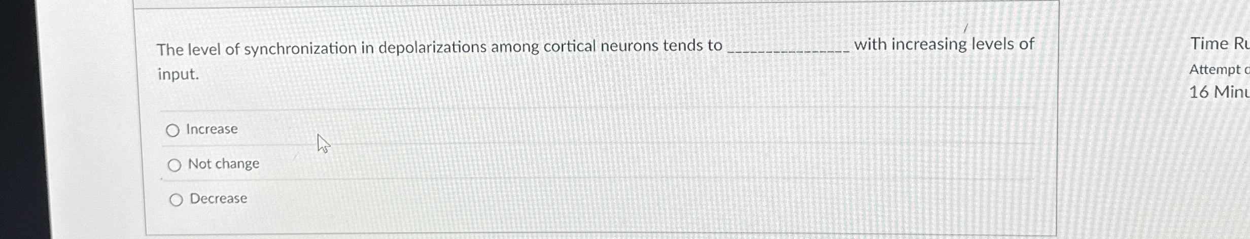 Solved The level of synchronization in depolarizations among | Chegg.com
