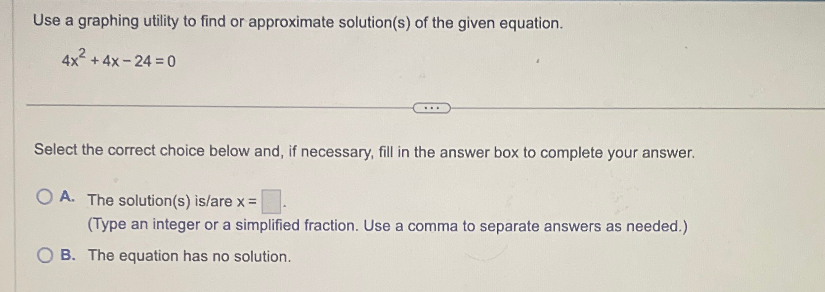 Solved Use a graphing utility to find or approximate | Chegg.com