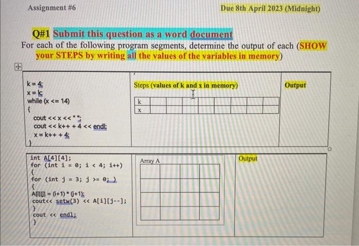 Solved Assignment \#6 Due 8th April 2023 (Midnight) Q\#1 | Chegg.com