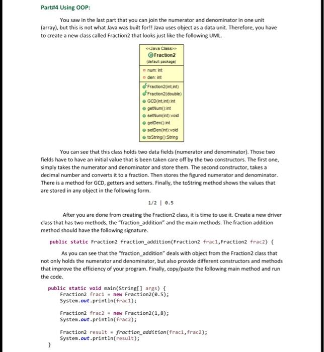 Solved I want these six parts to be solved with code java | Chegg.com