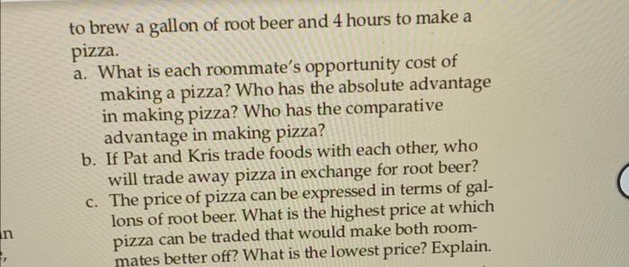 Solved 3. Pat and Kris are roommates. They spend most of | Chegg.com