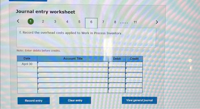 Solved Journal entry worksheetJournal entry worksheet h. | Chegg.com