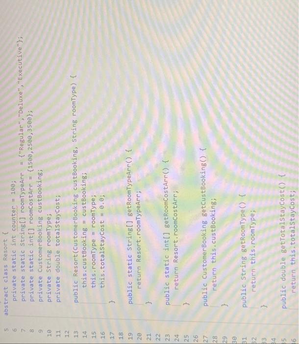 Solved Question 2: Object Oriented Programming: Marks] | Chegg.com