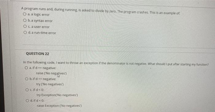 Solved A program runs and, during running, is asked to | Chegg.com