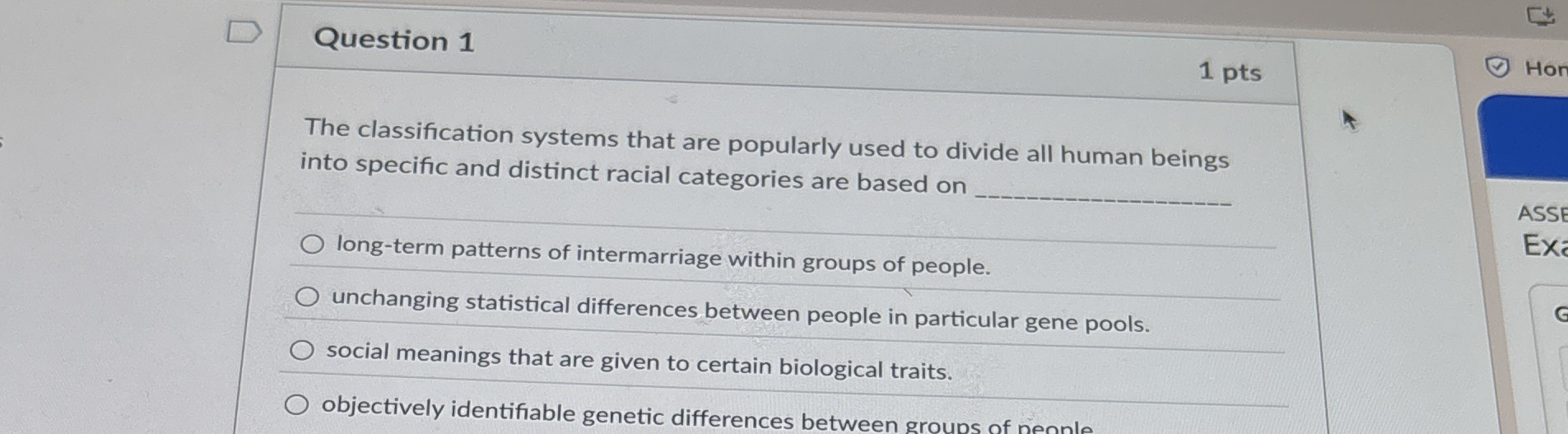 Solved Question 11 ﻿ptsThe classification systems that are | Chegg.com