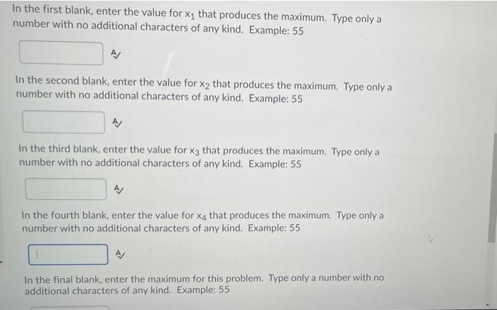 Solved Given the following completed simplex table used for | Chegg.com